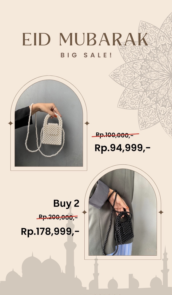 Desain (poster) makanan, minuman, barang (menggunakan Canva)