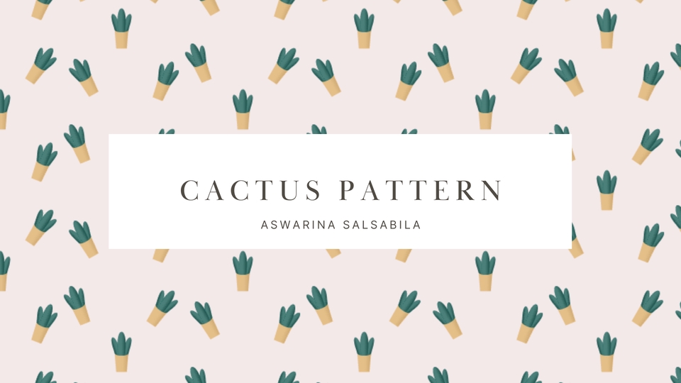 Membuat Pattern untuk Design Produk, 1 Hari selesai