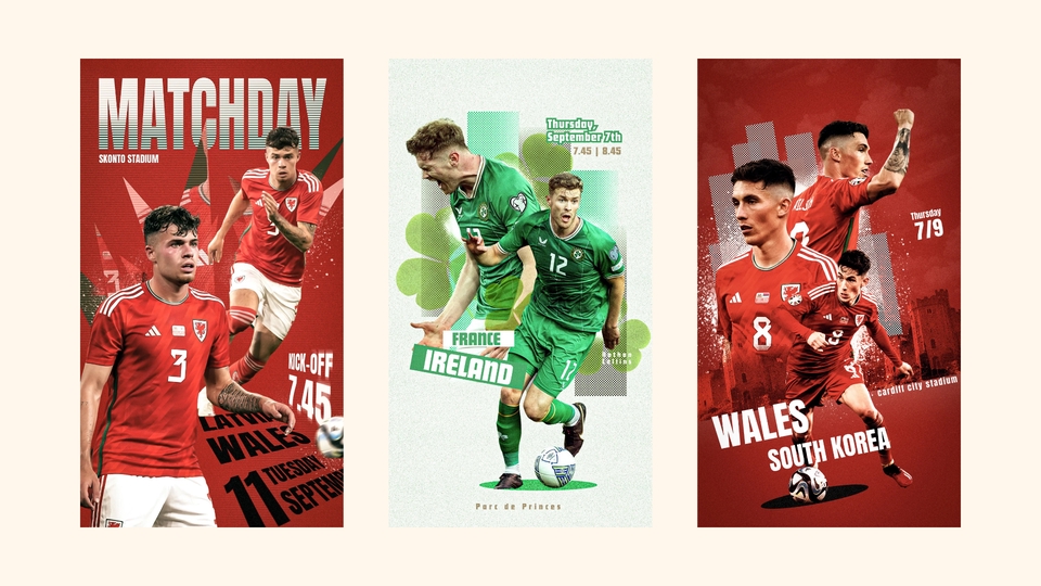 Social Media - Sports Design (Matchday | Line-up | Stats)