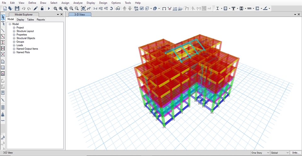 Design gambar struktur 2D, Gambar Visual 3D, Scheduling Project, dan ...