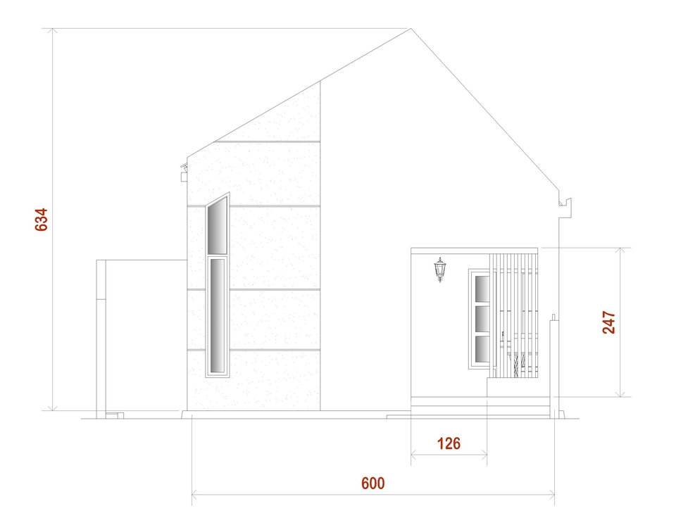 Rumah 1 Lantai Minimalis 6m x 6m