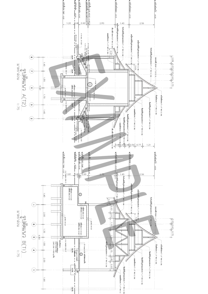 เขียนแบบ,Draft แบบ,Shop Drawing,Asbuilt งานโครงสร้าง สถาปัตย์