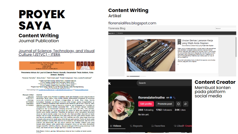 Pengetikan jurnal atau artikel, makalah, tugas sekolah, proposal dan penulisan lainnya.