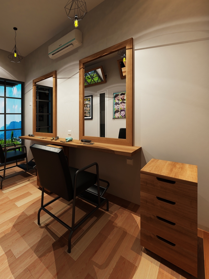JASA DESAIN INTERIOR SALON SKINCARE, HAIRCUT, BARBER CUT, BEAUTY SHOP, SPA