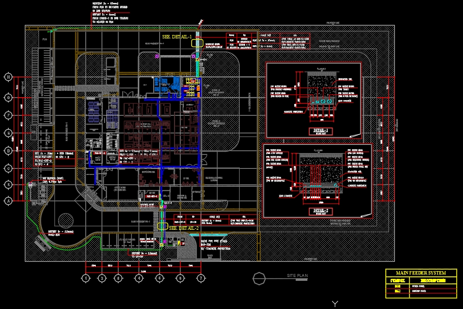 CAD DRAWING MEP 2D