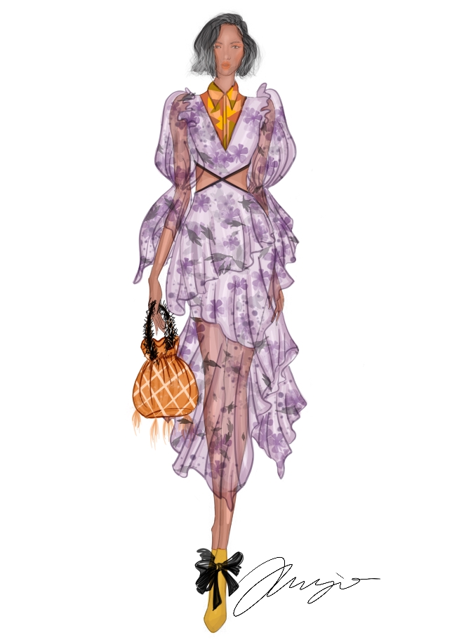Fashion concept and illustration