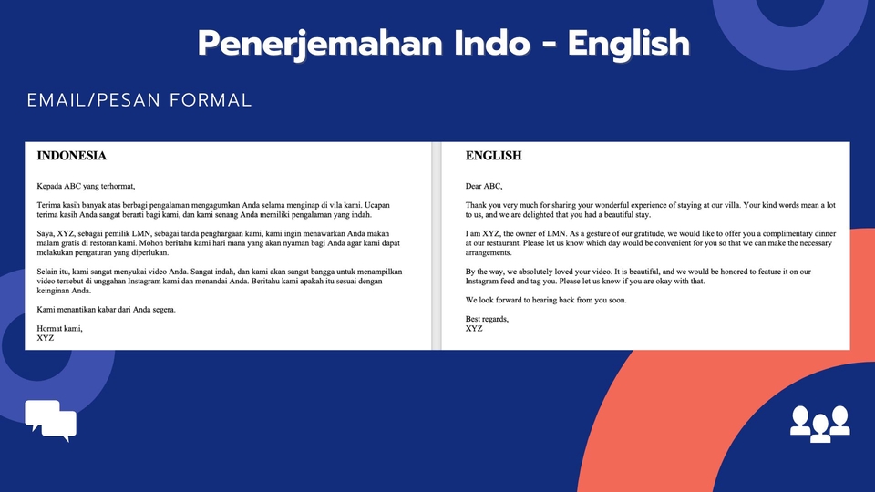 Translate English - Indonesia & Indonesia - English