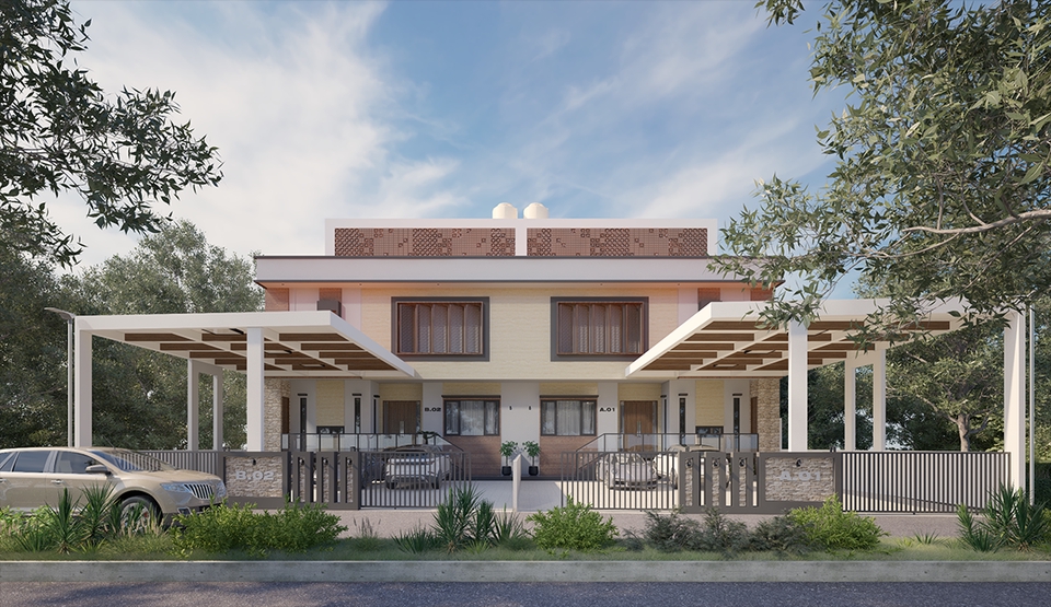 Desain 3d & Visual Render Fasad Arsitektural