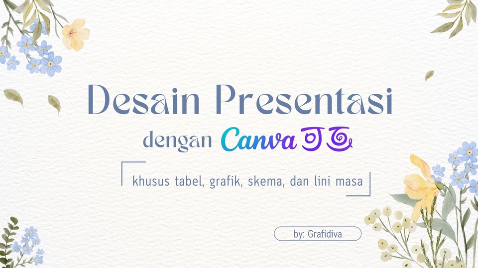 Desain Presentasi 1 (satu) Halaman Khusus Tabel, Grafik, Skema, atau ...