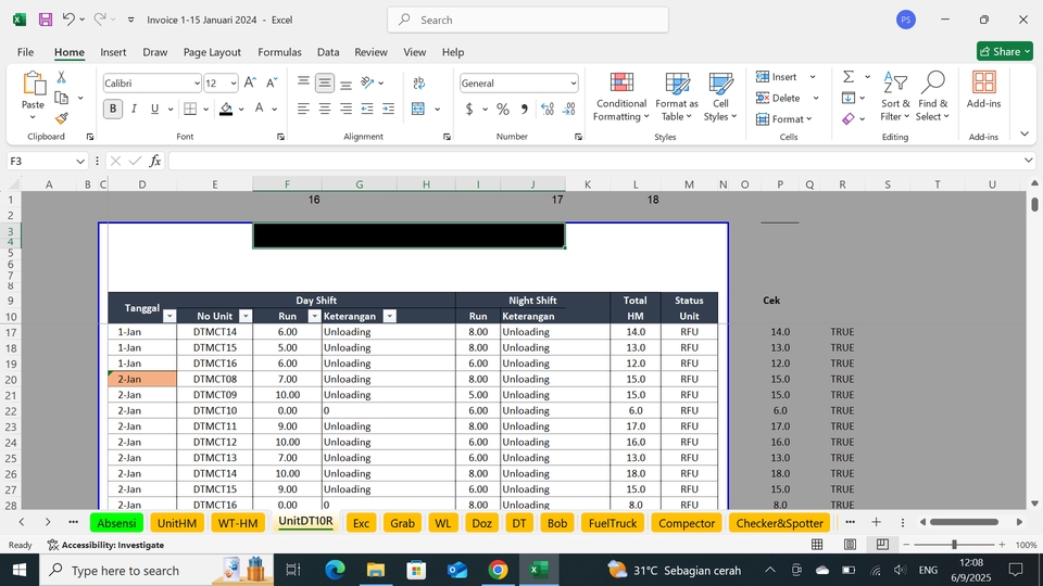 Pengolahan Data, Input data dan Laporan menggunakan Excel/Access ...