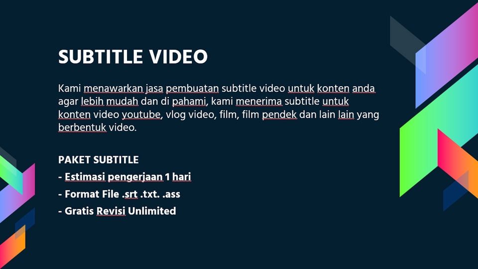 PEMBUATAN SUBTITLE VIDEO
