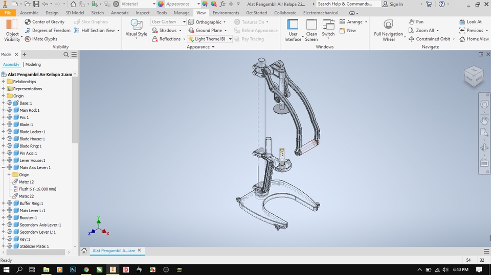 Desain 3D Autodesk Inventor Full Nego Indonesia