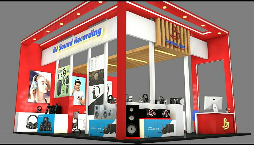 3D Konsep Event (booth/exhibition), Rumah, Produk (packaging)