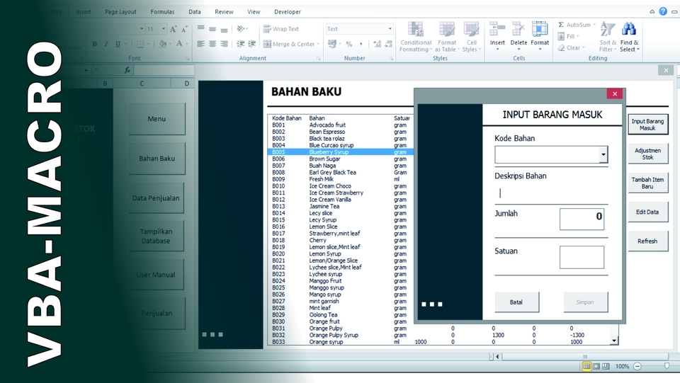 VBA JASA ENTRI DATA DENGAN AUTOMATISASI EXCEL