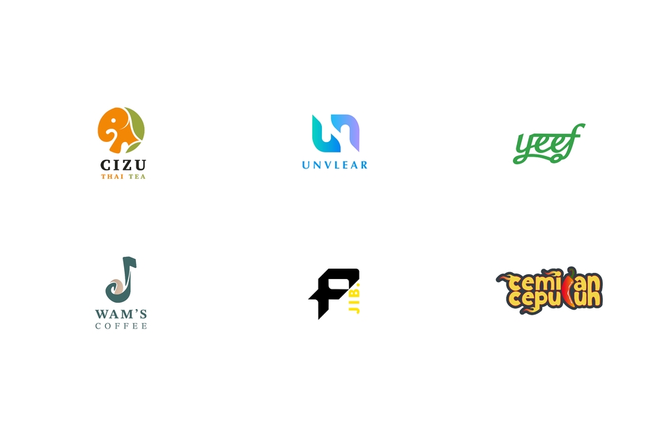 Desain logo minimalis dan unik untuk bisnis anda