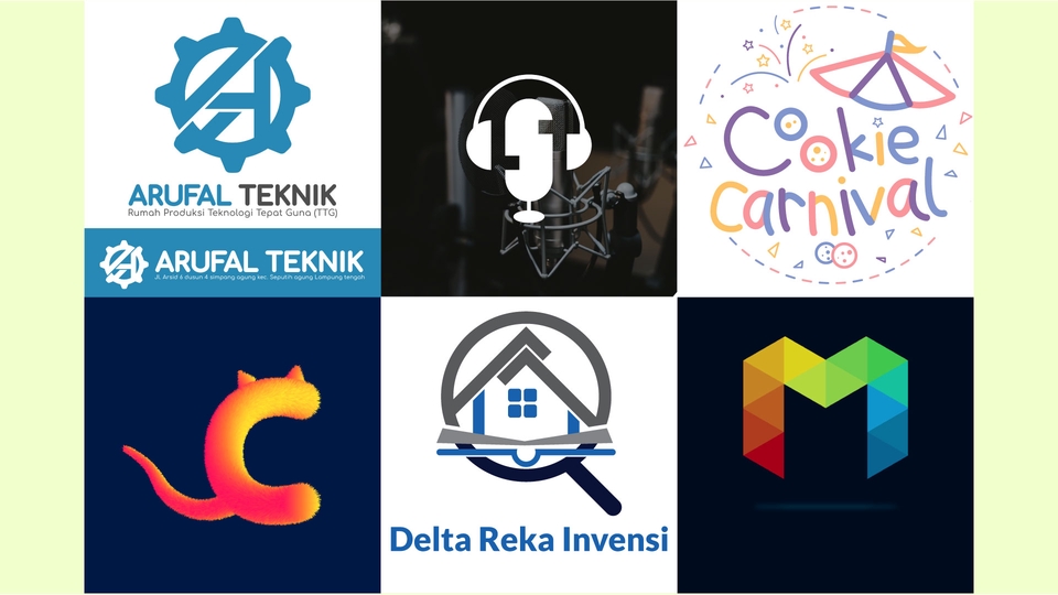 Desain Logo Simpel, Moderen dan Minimalis