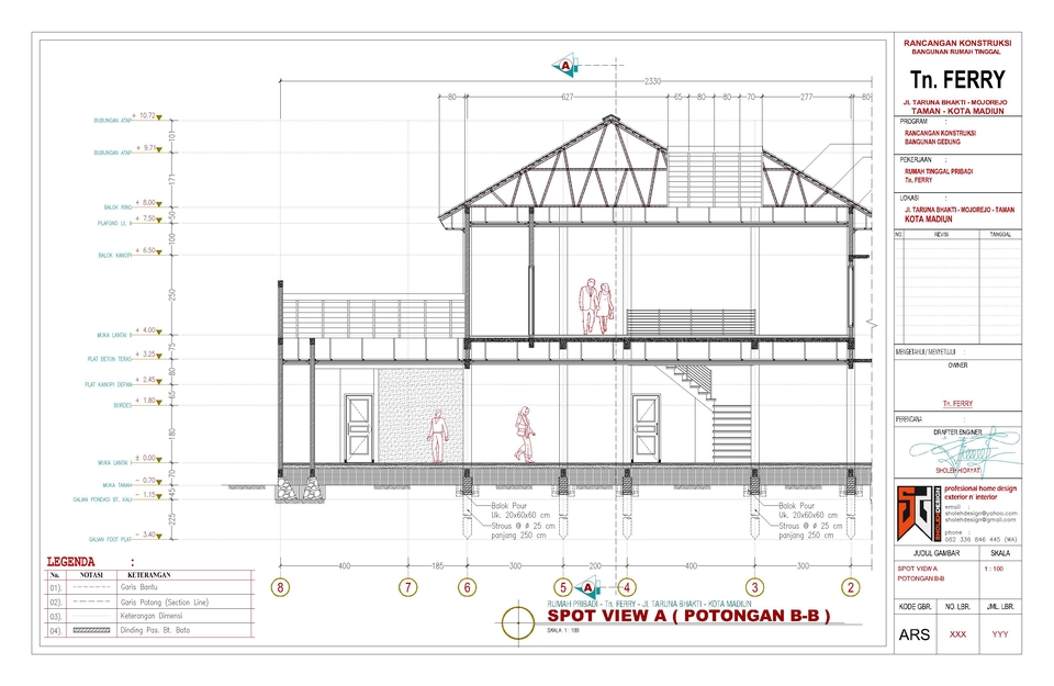 Desain Arsitek Gedung, Rumah, Kafe, Ruko dan bangunan lain