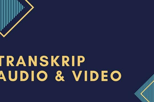 Transkrip Audio dan Video to Text Secara Akurat