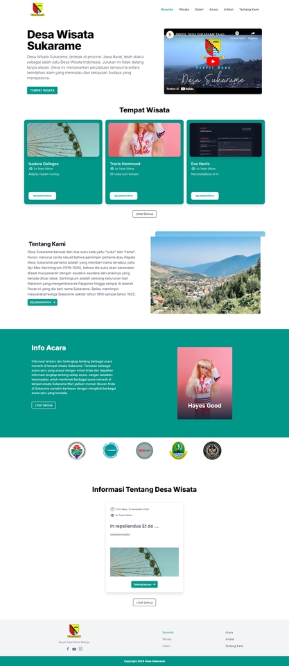Jasa Pembuatan Website (CMS, Landing Page) & Slicing Design Figma to HTML, CSS, Tailwind CSS