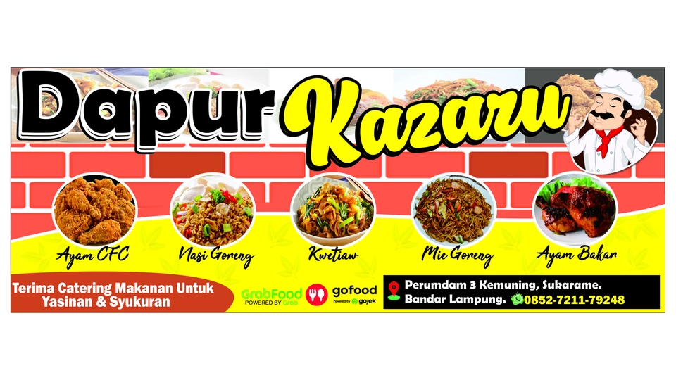 Jasa Desain Banner dll Murah & Menarik