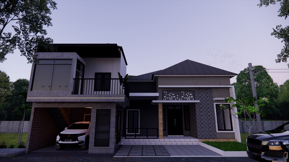 JASA DESAIN 2D DAN 3D RUMAH,RUKO,TOKO, CAFE,DLL. DESAIN INTERIOR DAN ...