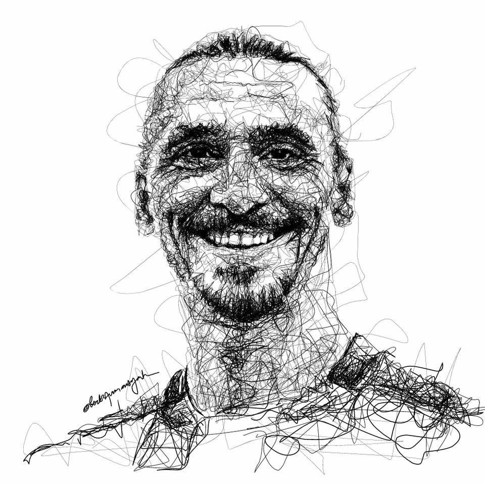 Gambar sketsa/illustrasi/scribble art