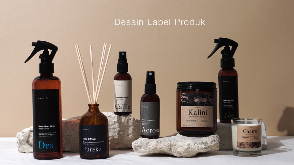 Design Label Produk Estetik, Tepat dan Premium