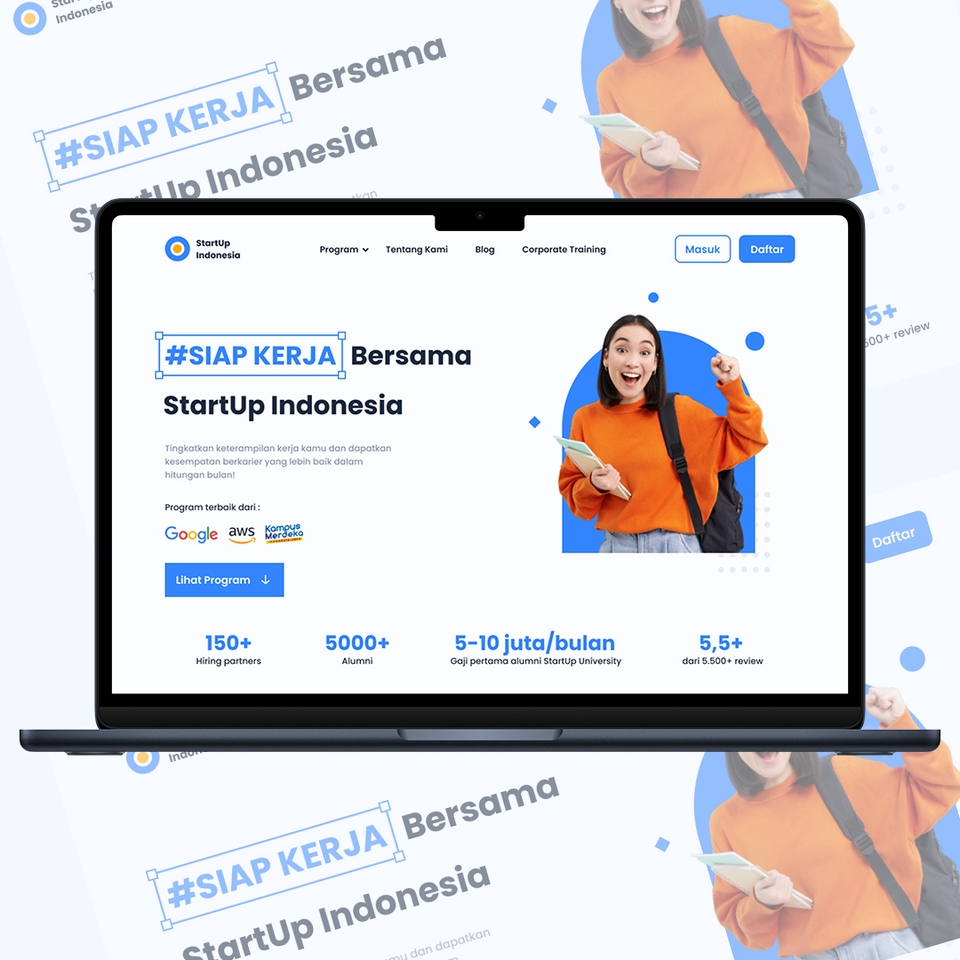 Modern UI/UX Design Profesional Web Aplikasi