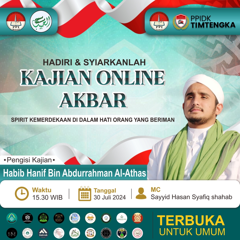 desain banner & pamflet kegiatan / acara dengan bahasa apapun