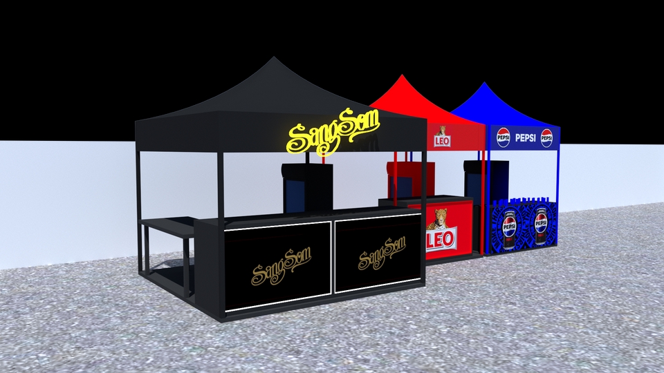 Carism VM/Booth and Event Design l รับออกแบบ/ขึ้นโมเดล 3D หน้าร้าน ...