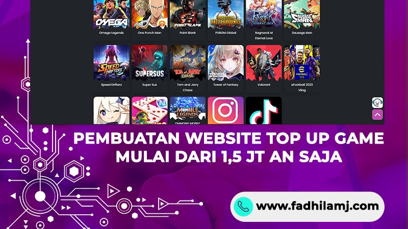 Jasa Pembuatan Website Top Up Game Termurah & Terpercaya Mulai 1,5jt an ...