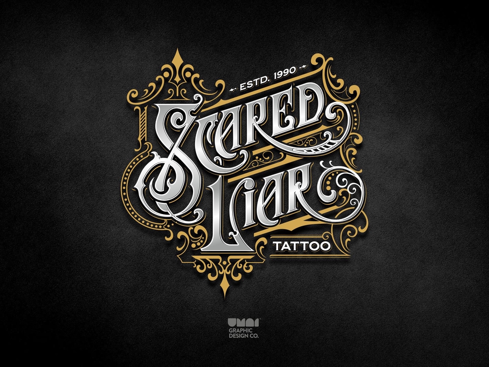 Logo vintage, retro dan lettering dalam 1 hari