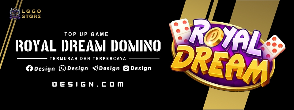 Design Banner Website TopUp Game