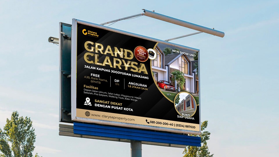 JASA DESAIN SPANDUK, BANNER, BALIHO, FLYER, MURAH!