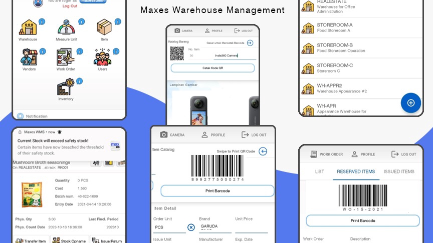 Android Application : Warehouse Management System