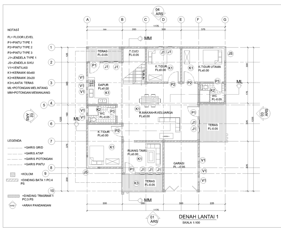 Jasa Desain Gambar 2D/3D Rumah, Ruko, Kost dll