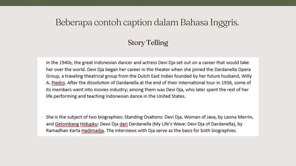 Social Media Caption, Content Ideas, & Content Creation