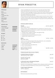 Desain cv / resume kekinian 1 hari jadi