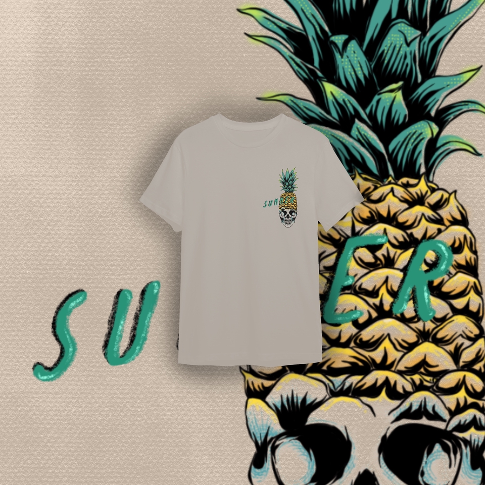 Ilustrasi desain kaos vintage