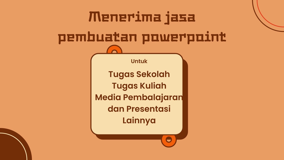 JASA BUAT PPT PRESENTASI MENARIK DAN CEPAT