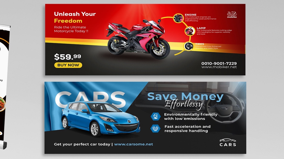 Desain Banner, Poster & Flyer untuk UMKM dan perusahaan