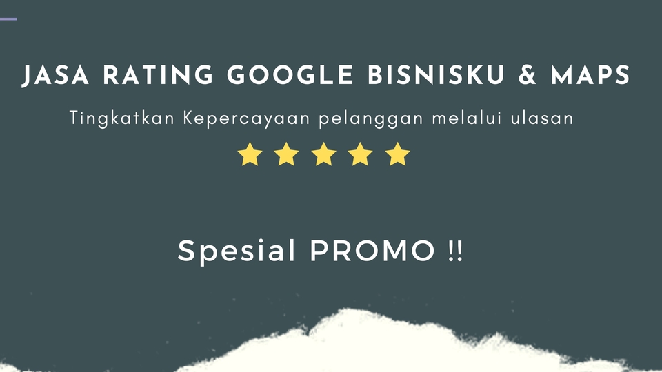 Jasa Ulasan / Rating Google Bisnisku dan Maps