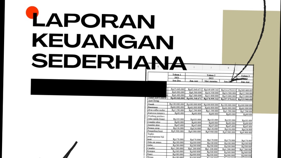 Penyusunan Laporan Keuangan Sederhana