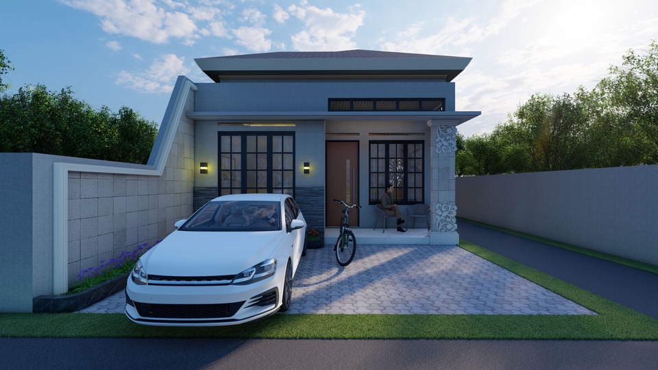 Desain Arsitek Gedung, Rumah, Kafe, Ruko dan bangunan lain