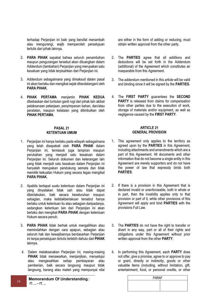 Translate Bahasa Indonesia ke English (Vice Versa) Harga Per Halaman