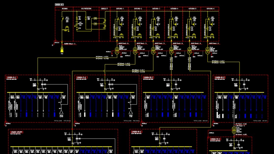 CAD DRAWING MEP 2D
