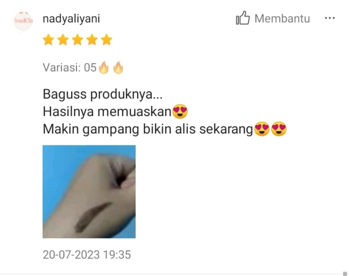 Review Bintang 5 (Shopee, Lazada, Tokopedia)