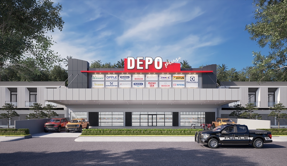 Desain 3d & Visual Render Fasad Arsitektural