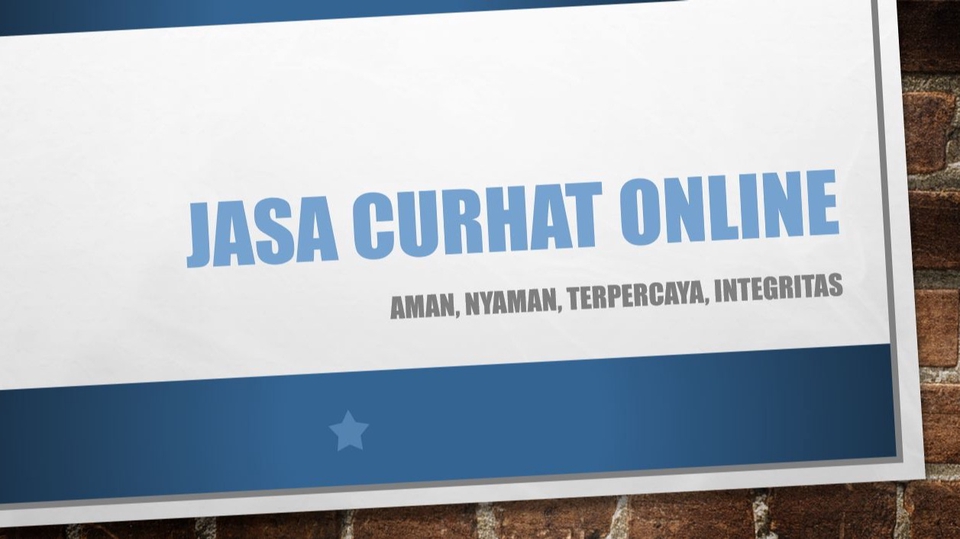Jasa Curhat Online