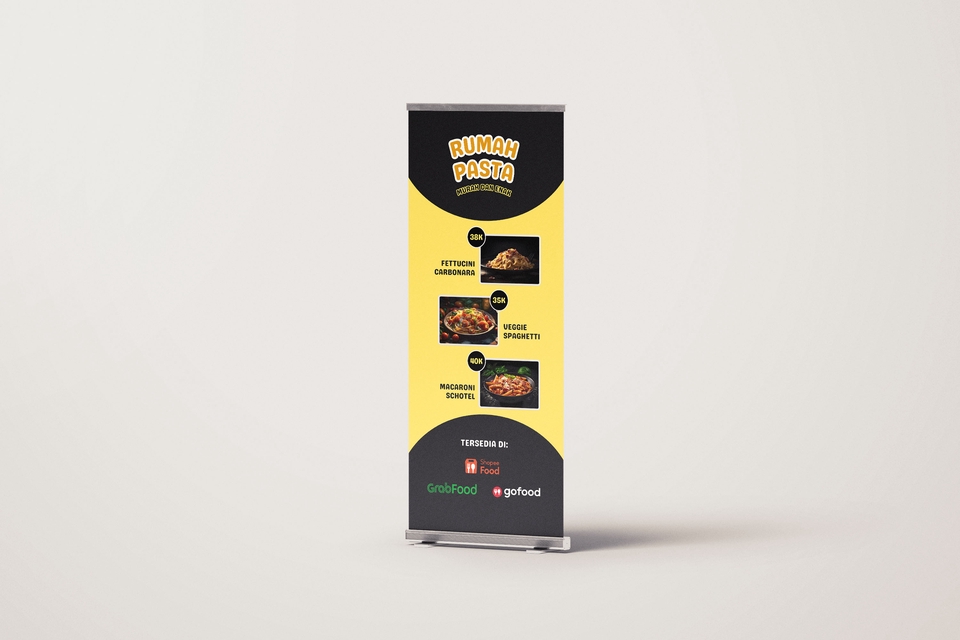 Desain X-Banner, Roll Banner, Spanduk, Backdrop, Poster Caleg